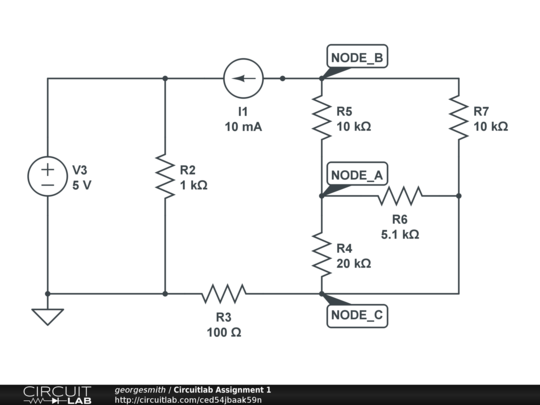Circuitlab Assignment 1 Circuitlab