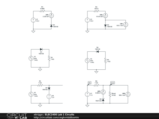 ELEC2400 Lab 1 Circuits - CircuitLab