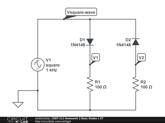 ESET-212 Homework 2 Basic Diodes 1 ET - CircuitLab