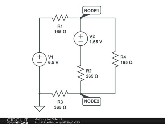 Lab 3 Part 1 - CircuitLab
