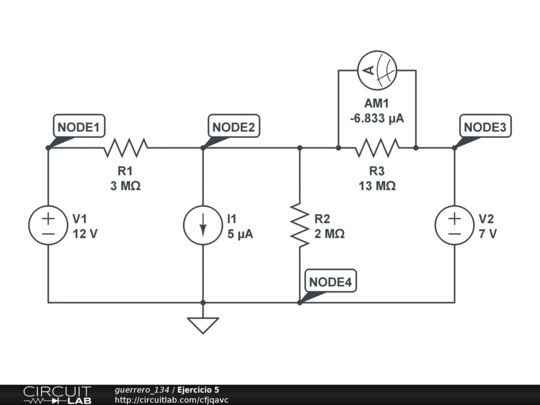 Ejercicio 5 - CircuitLab