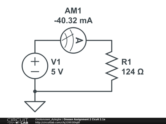 Onosen Assignment 2 Cicuit 2.1a - CircuitLab