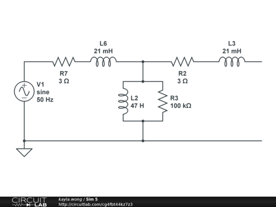 Sim 5 - CircuitLab