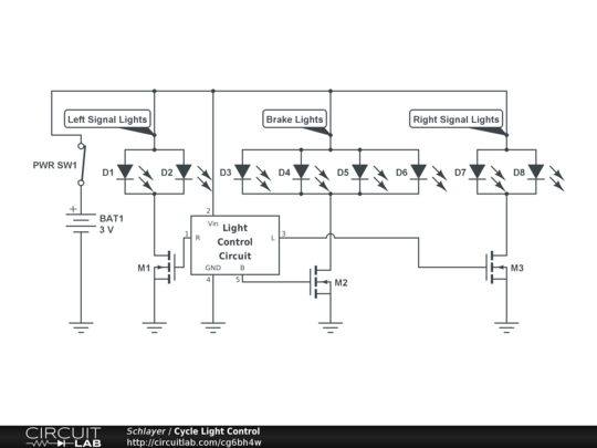 Cycle Light Control - CircuitLab
