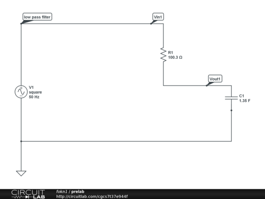 prelab - CircuitLab