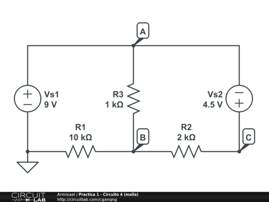 Practica 1 - Circuito 4 (malla) - CircuitLab