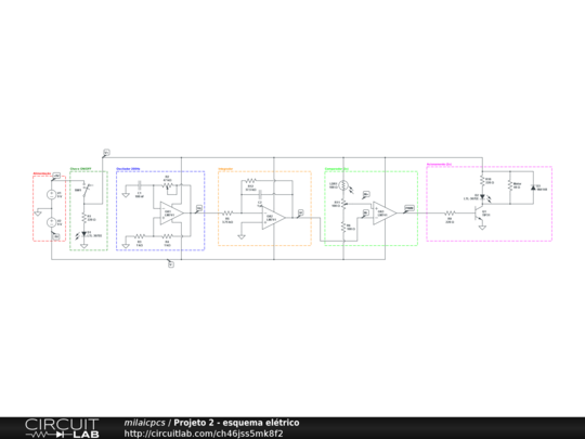 Projeto 2 - esquema elétrico - CircuitLab