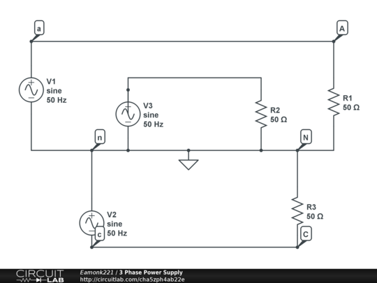 3 Phase Power Supply - CircuitLab