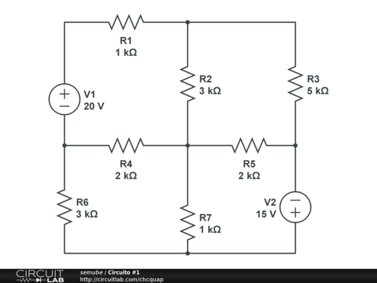 Circuito #1 - CircuitLab