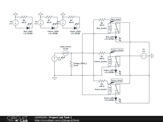 Project Lab Task 1 - CircuitLab