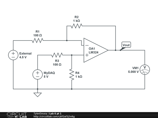 Lab 6 pt 1 - CircuitLab