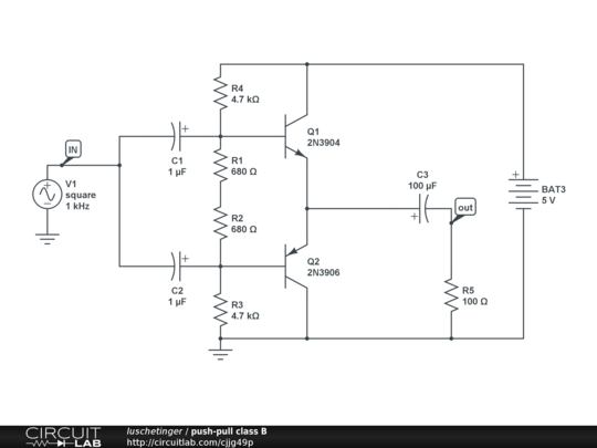 push-pull class B - CircuitLab