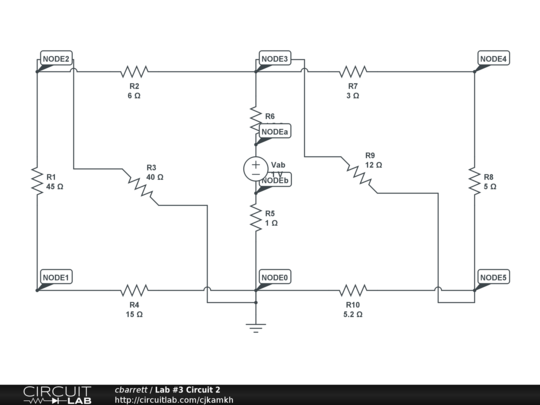 Lab #3 Circuit 2 - CircuitLab