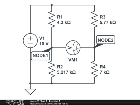 Lab 2 - Exercise 2.1 - CircuitLab