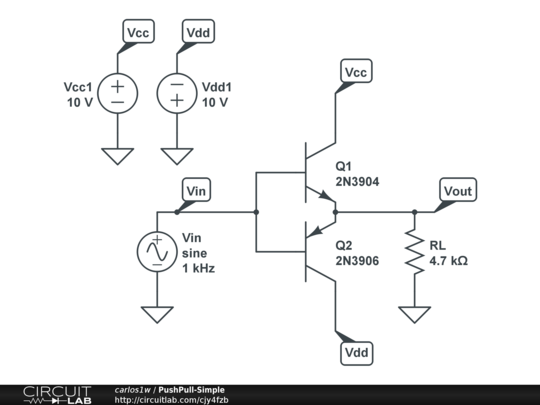 PushPull-Simple - CircuitLab