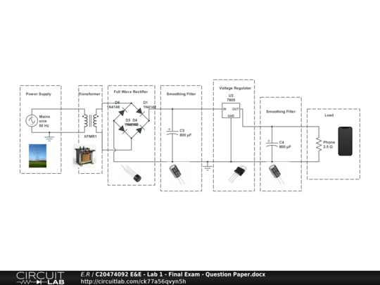 C20474092 E&E - Lab 1 - Final Exam - Question Paper.docx - CircuitLab