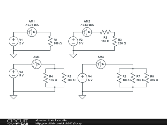 Lab 2 circuits - CircuitLab