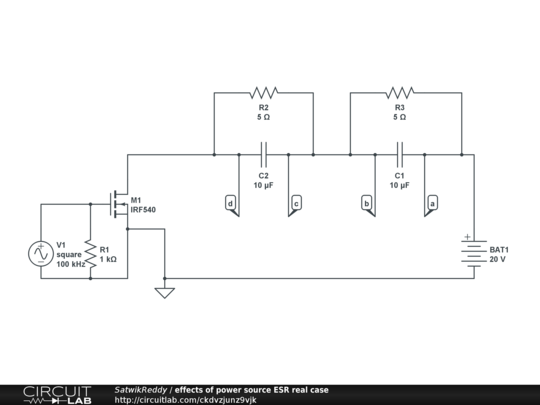 effects of power source ESR real case - CircuitLab
