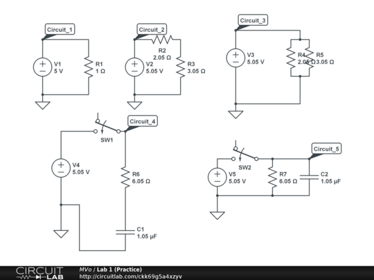 Lab 1 (Practice) - CircuitLab