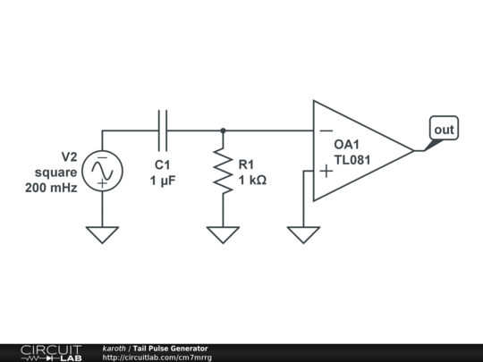 Tail Pulse Generator - CircuitLab