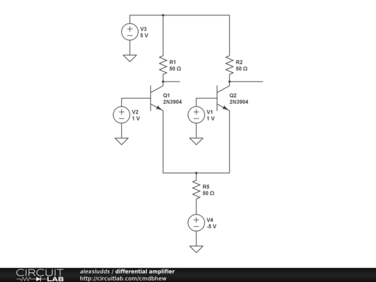 differential amplifier - CircuitLab