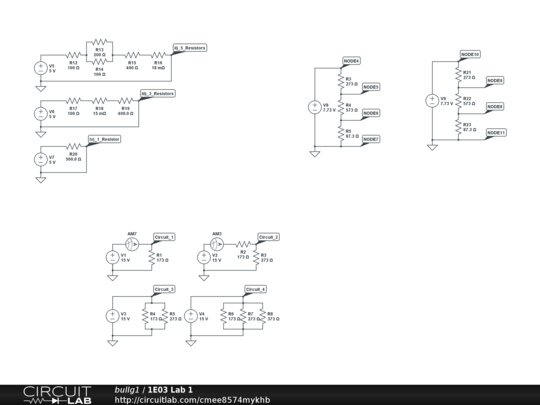 1E03 Lab 1 - CircuitLab