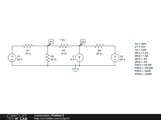 Problem 5 - CircuitLab