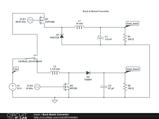 Buck-Boost Converter - CircuitLab