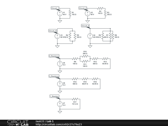 Lab 1 - CircuitLab