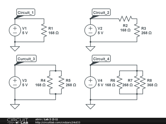 Lab 2 (2-1) - CircuitLab