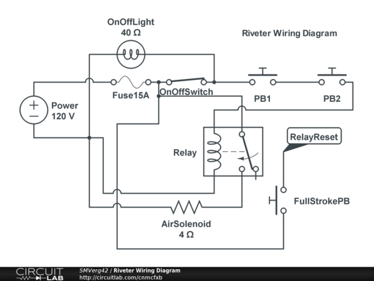 Riveter Wiring Diagram - CircuitLab
