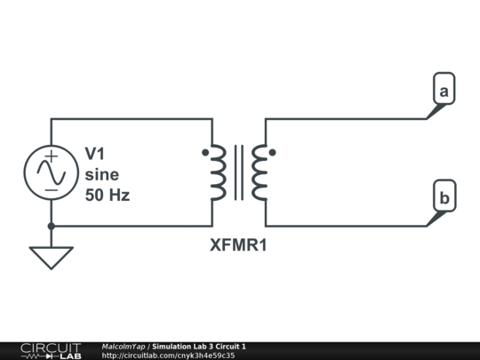 Simulation Lab 3 Circuit 1 - CircuitLab