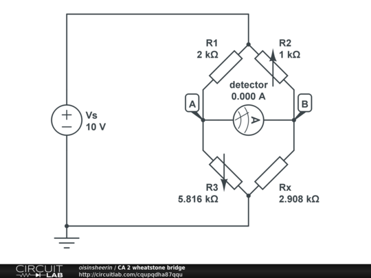 CA 2 wheatstone bridge - CircuitLab
