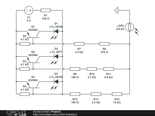 Project1 - CircuitLab
