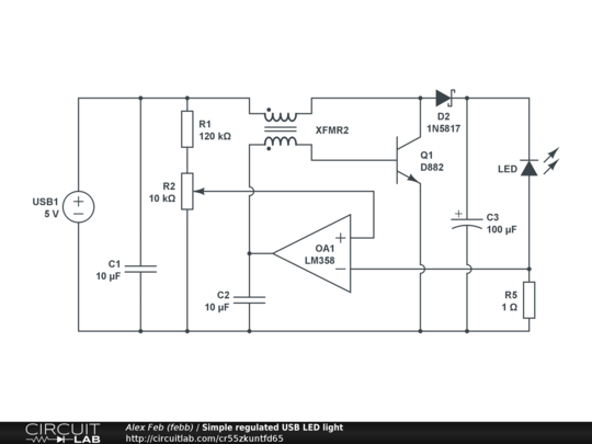 Usb Led Lamp Circuit Diagram Circuit Diagram