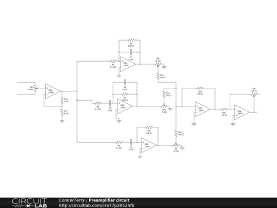 Preamplifier circuit - CircuitLab