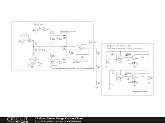 Senior Design Custom Circuit - CircuitLab
