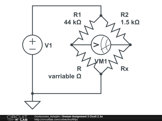Onosen Assignment 3 Cicuit 2.3a - CircuitLab