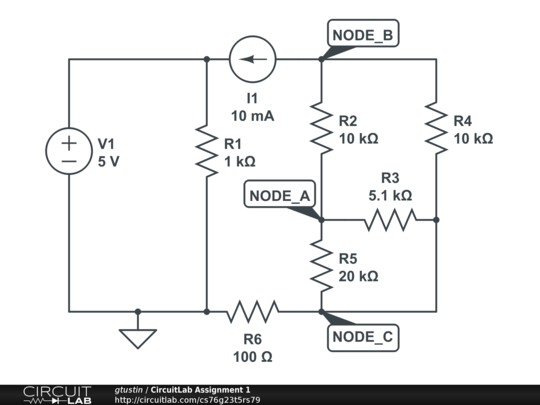 CircuitLab Assignment 1 - CircuitLab