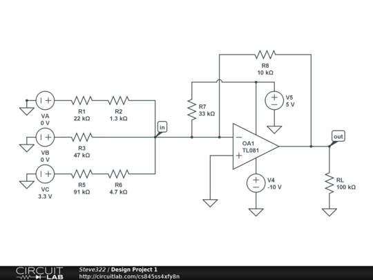 Design Project 1 - CircuitLab