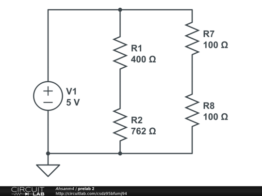 prelab 2 - CircuitLab