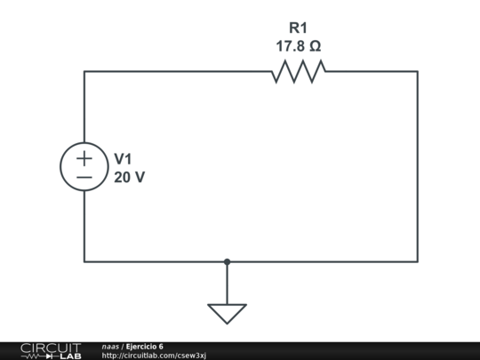Ejercicio 6 - CircuitLab