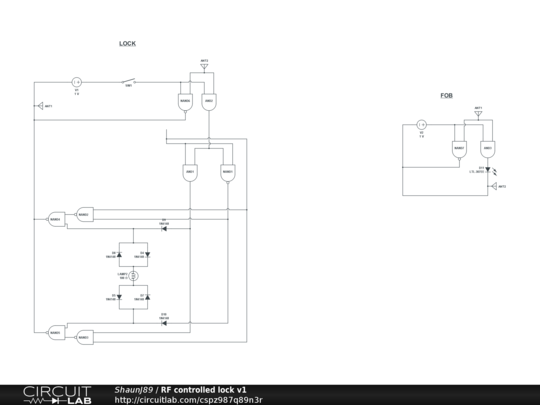 RF controlled lock v1 - CircuitLab
