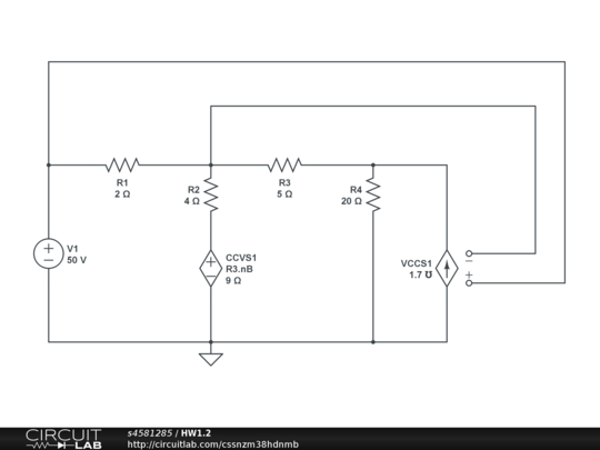 HW1.2 - CircuitLab