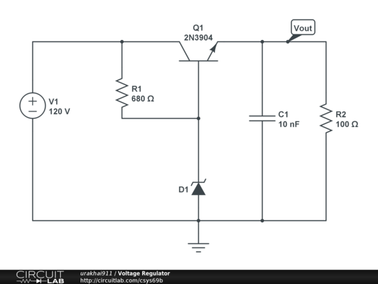 B Voltage Regulator Circuit