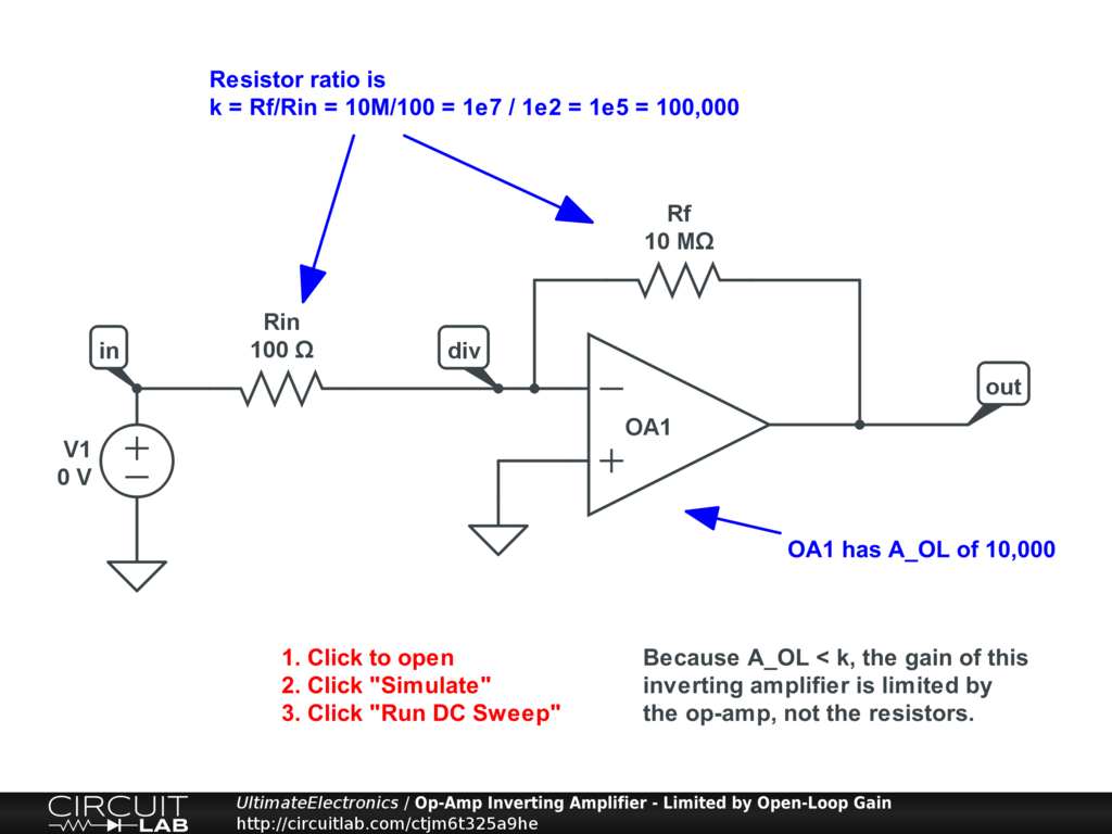 Circuit Diagram For Inverting Amplifier Circuit Diagram