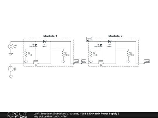 USB LED Matrix Power Supply 1 - CircuitLab