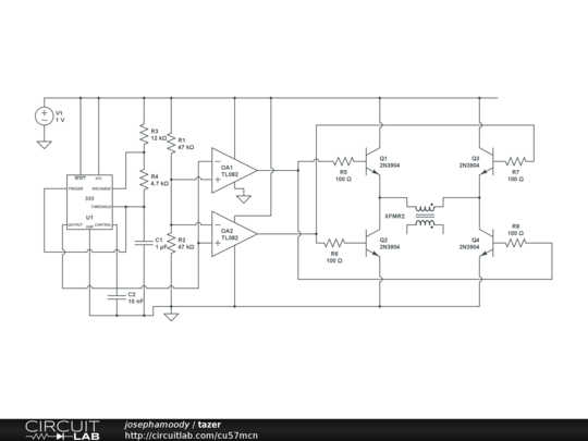 tazer - CircuitLab