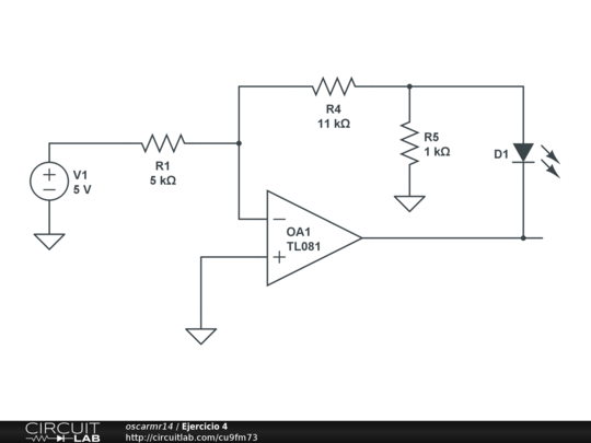 Ejercicio 4 - CircuitLab
