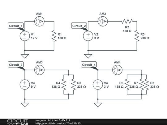 Lab 1- Ex 2.1 - CircuitLab